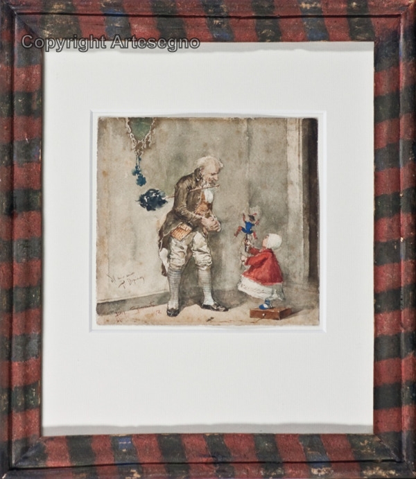 Attilio Simonetti | Il gioco (1872) | MutualArt