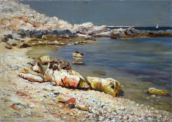 Michele Palumbo | Beach (1913) | MutualArt