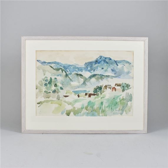 Gustav Hessing | Mountain scenery | MutualArt