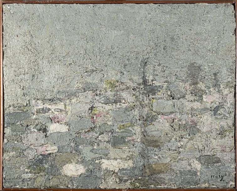 Michel Maly | Huile sur panneau, signée en bas à droite H | MutualArt