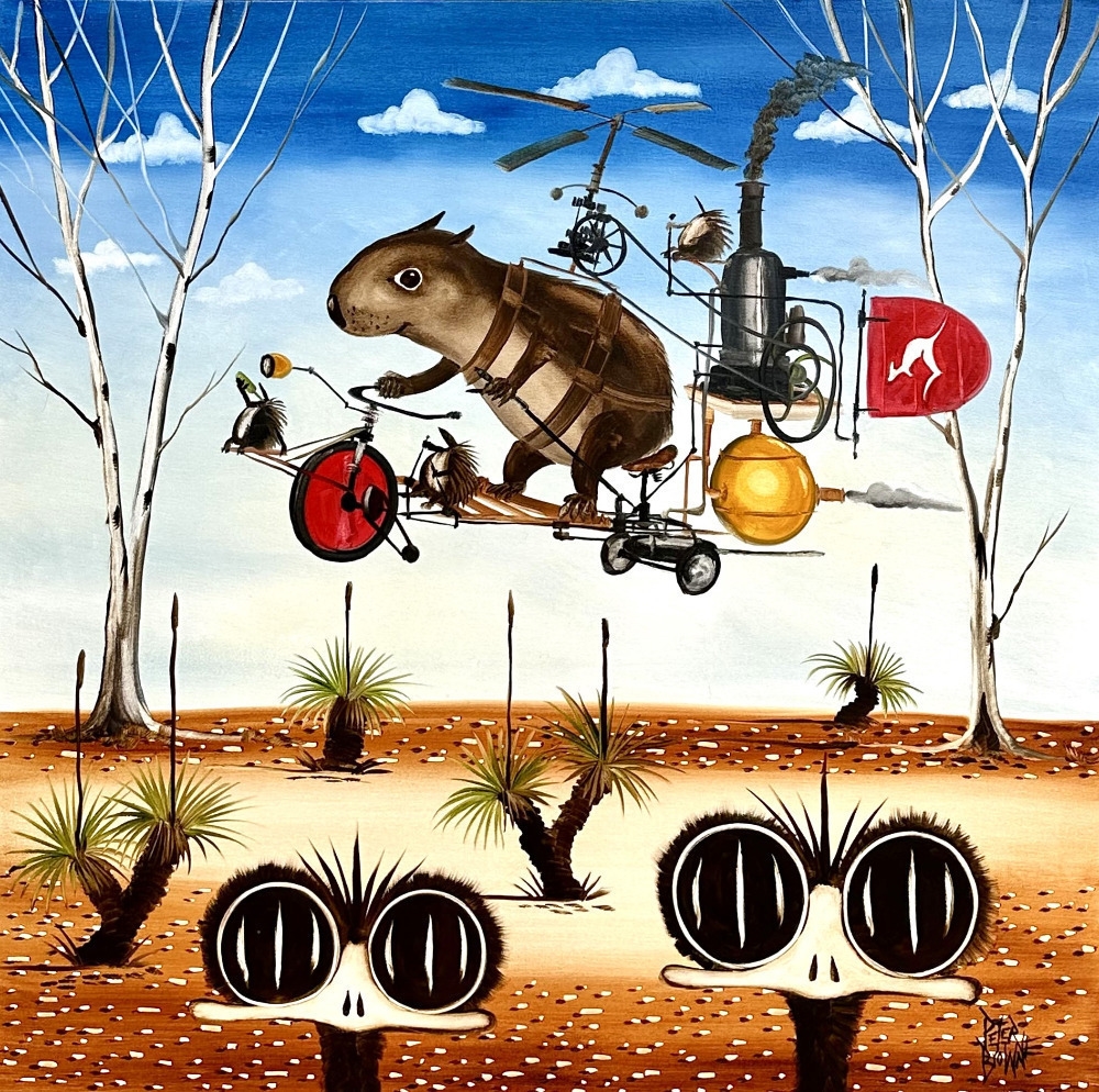 Peter Browne | The Flying Wombat | MutualArt