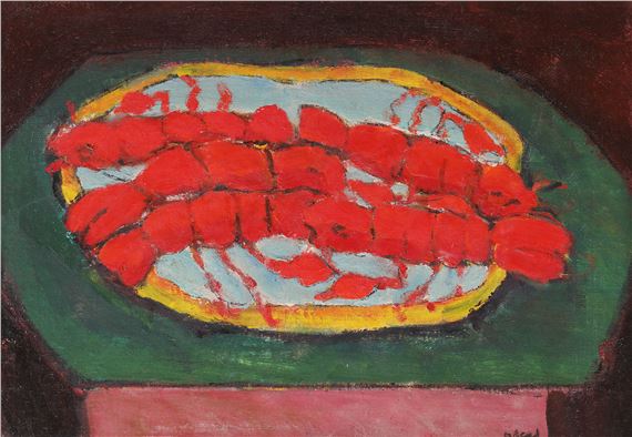 Ion Pacea | Still Life with Crayfish | MutualArt