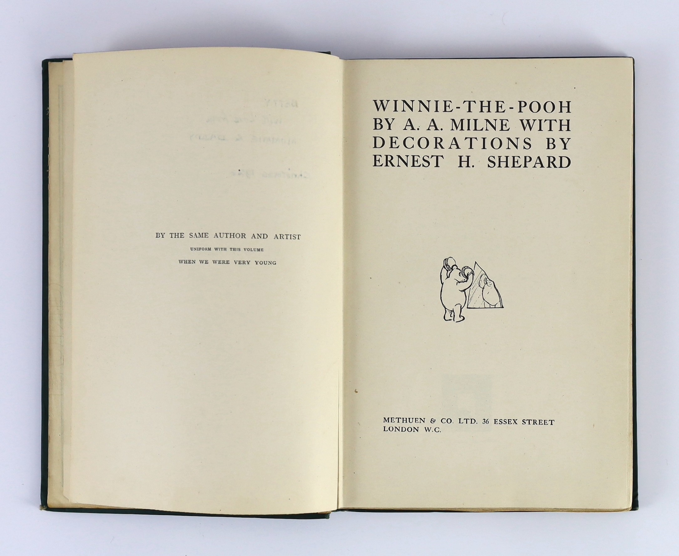 Ernest Howard Shepard | Winnie-The-Pooh. (1916) | MutualArt
