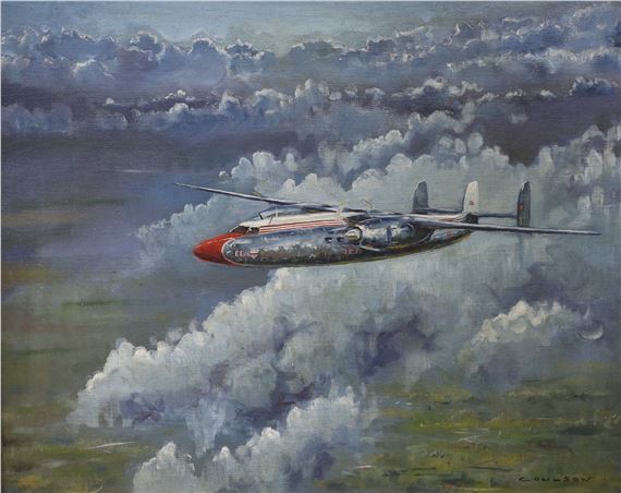 Gerald Coulson | Air Speed Ambassador in flight | MutualArt