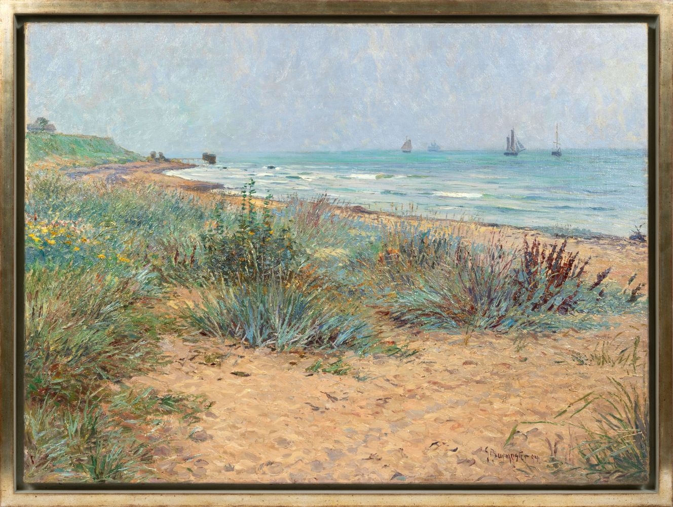 Georg Burmester | By the Kiel Fjord (1894) | MutualArt