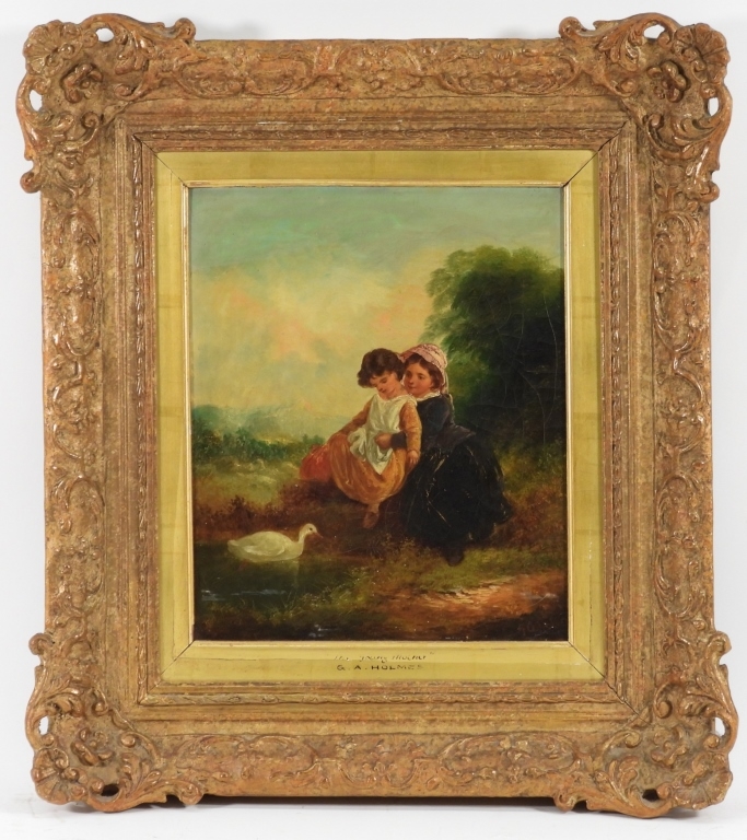 George Augustus Holmes | George Augustus Holmes Young Girls Painting ...