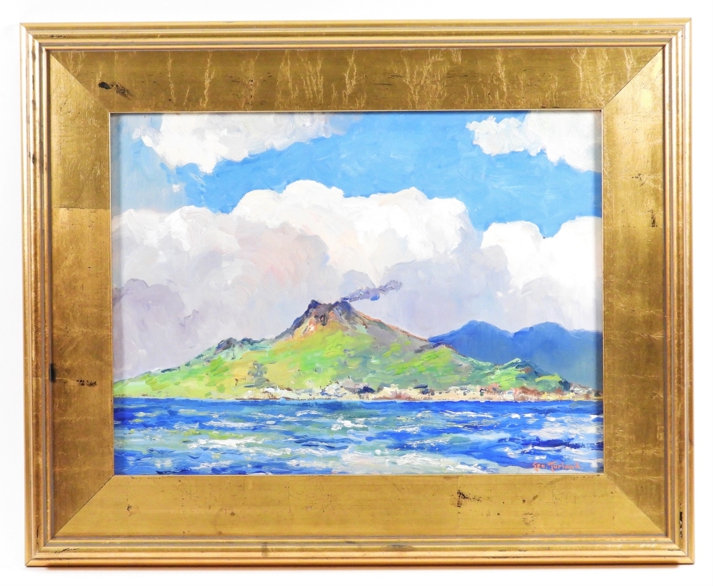 George Turland | George Turland Goosey Volcano Landscape Painting ...