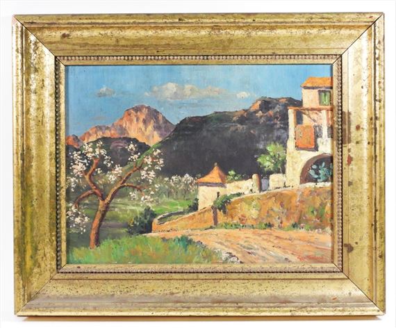 George Turland | George Turland Goosey Townscape Painting | MutualArt