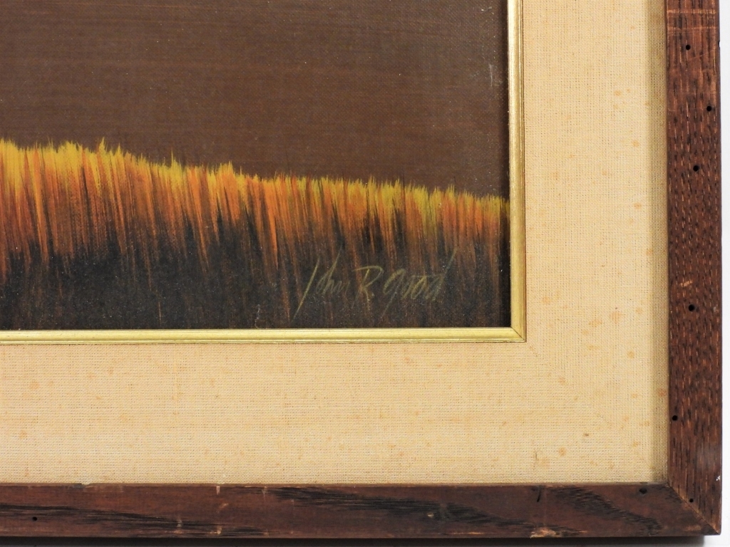 John R. Good | John R. Good Modernist Barn Painting (1964) | MutualArt