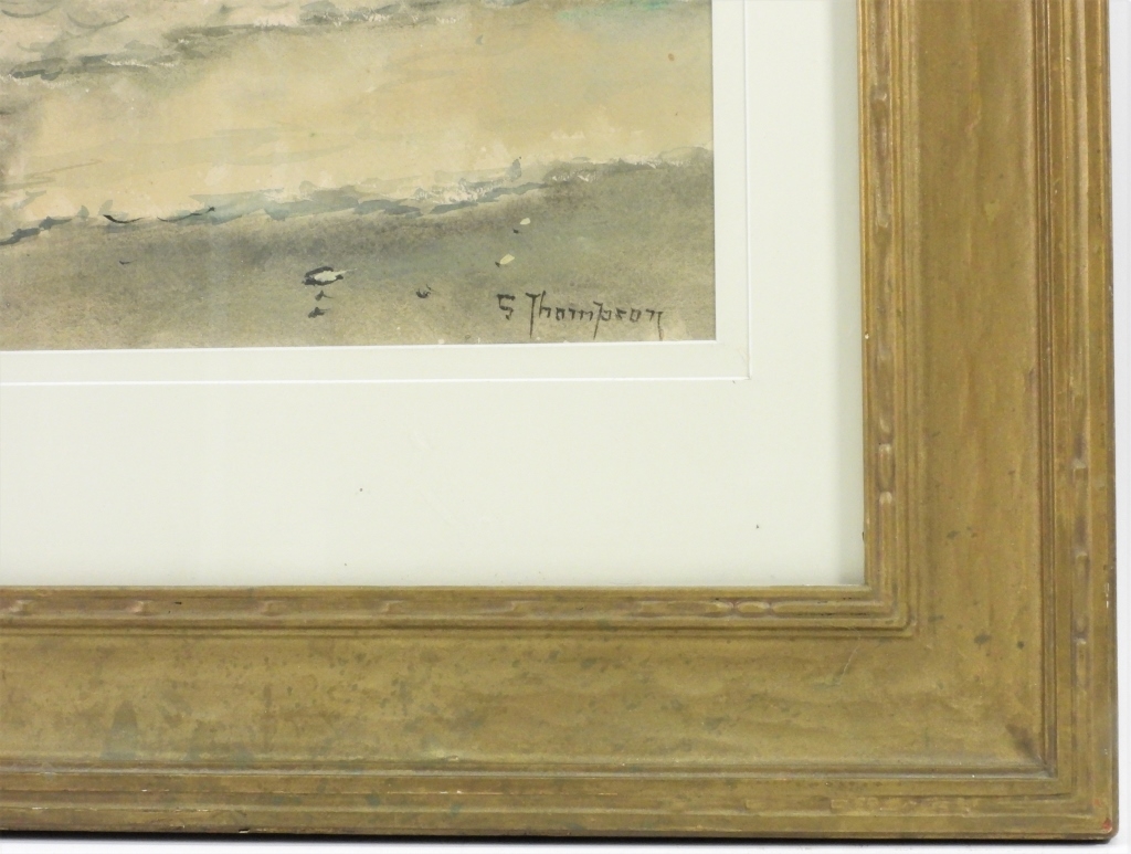 George Albert Thompson | George Albert Thompson Maritime WC Painting ...