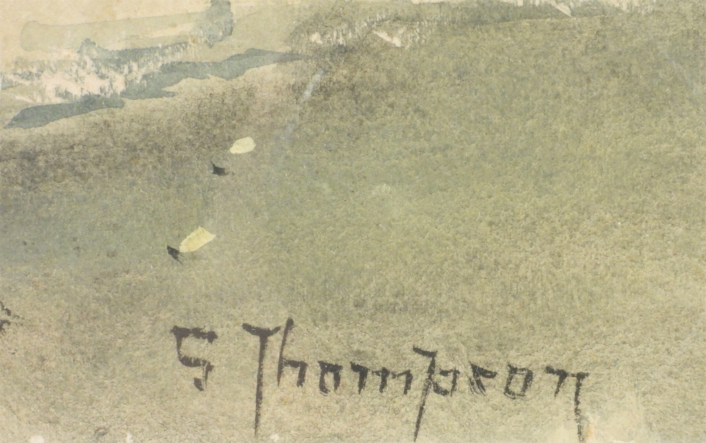 George Albert Thompson | George Albert Thompson Maritime WC Painting ...