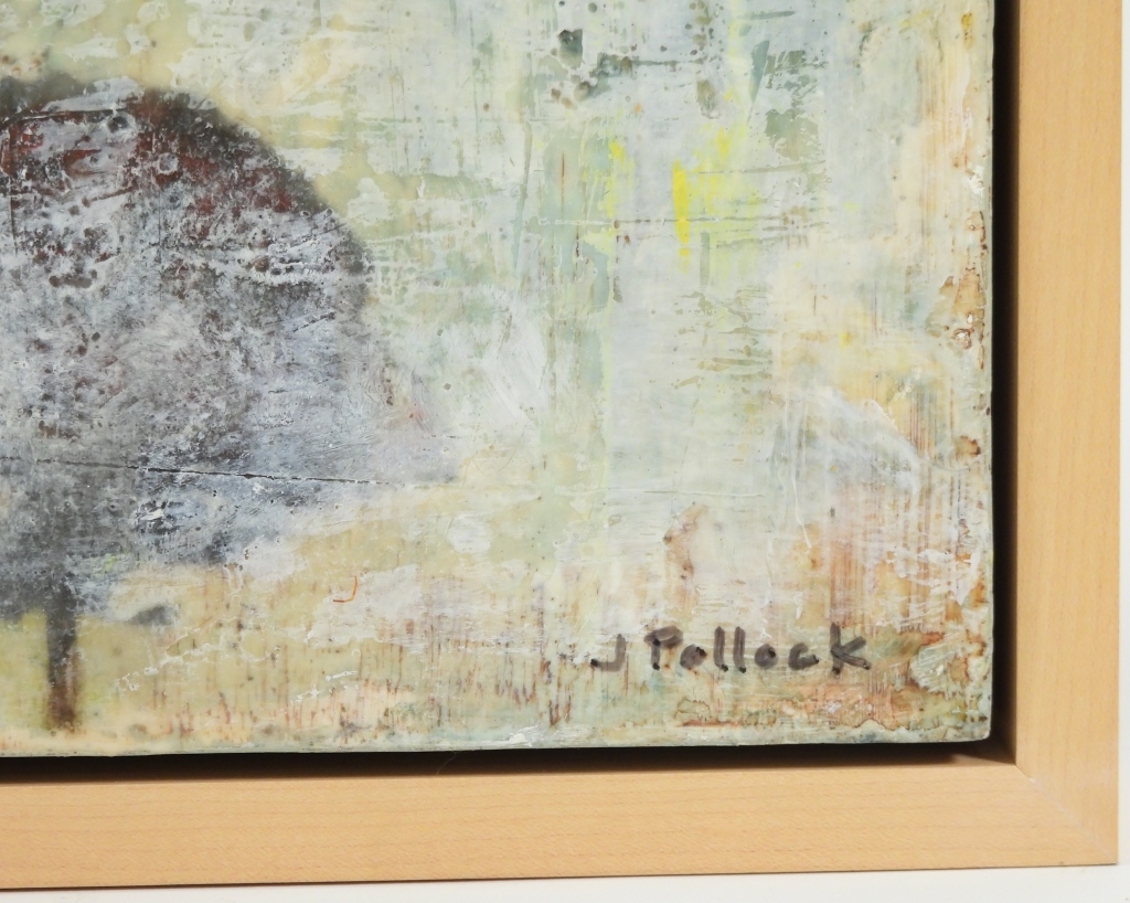 Jessie Pollock | Jessie Pollock Abstract Encaustic Painting | MutualArt
