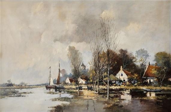 F. Roberts | Dutch Canal | MutualArt