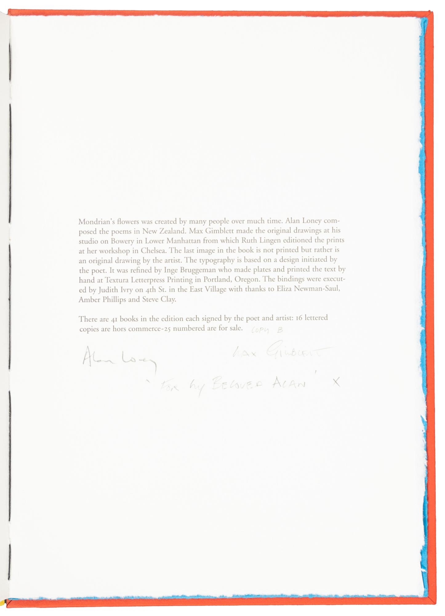 Max Gimblett | Mondrian's Flowers (2002) | MutualArt