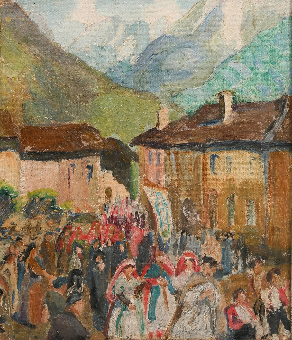 Katherine Merrill | ''The Banner Lourdes Ceremony'' (1876) | MutualArt