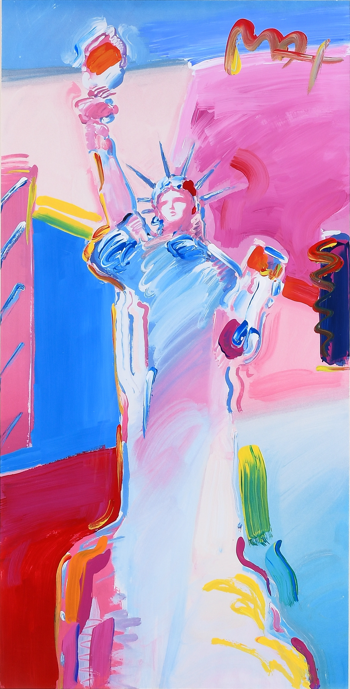 Statue Of Liberty Painting Peter Max