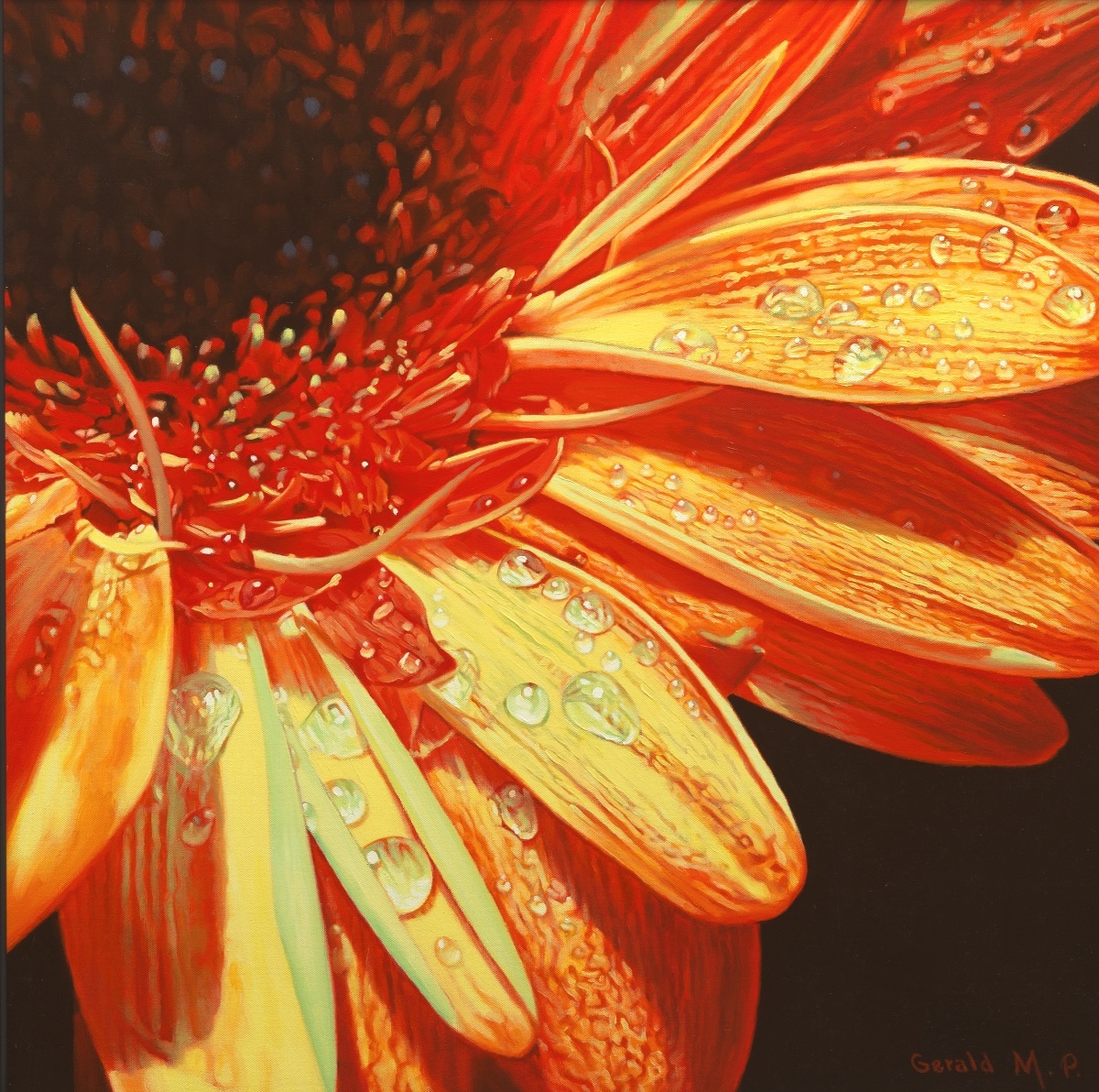 M.P. Gerald | Gerbera flower | MutualArt