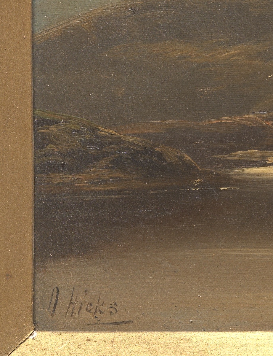 David Hicks | Mountain Scene with Lake | MutualArt