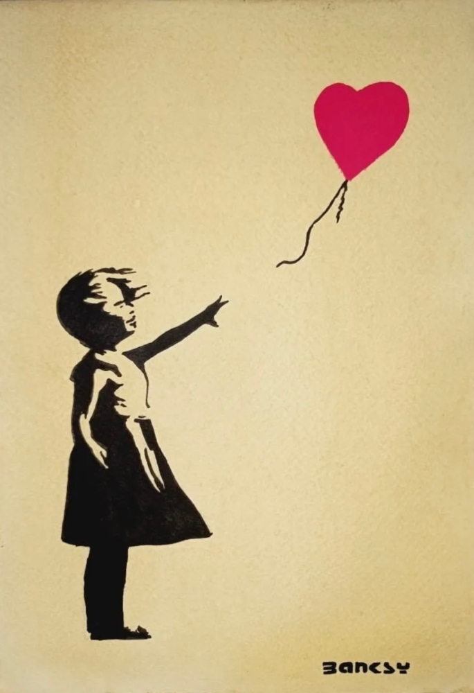 Banksy | BANKSY x TATE MOMA - Girl with Balloon | Compare similar ...