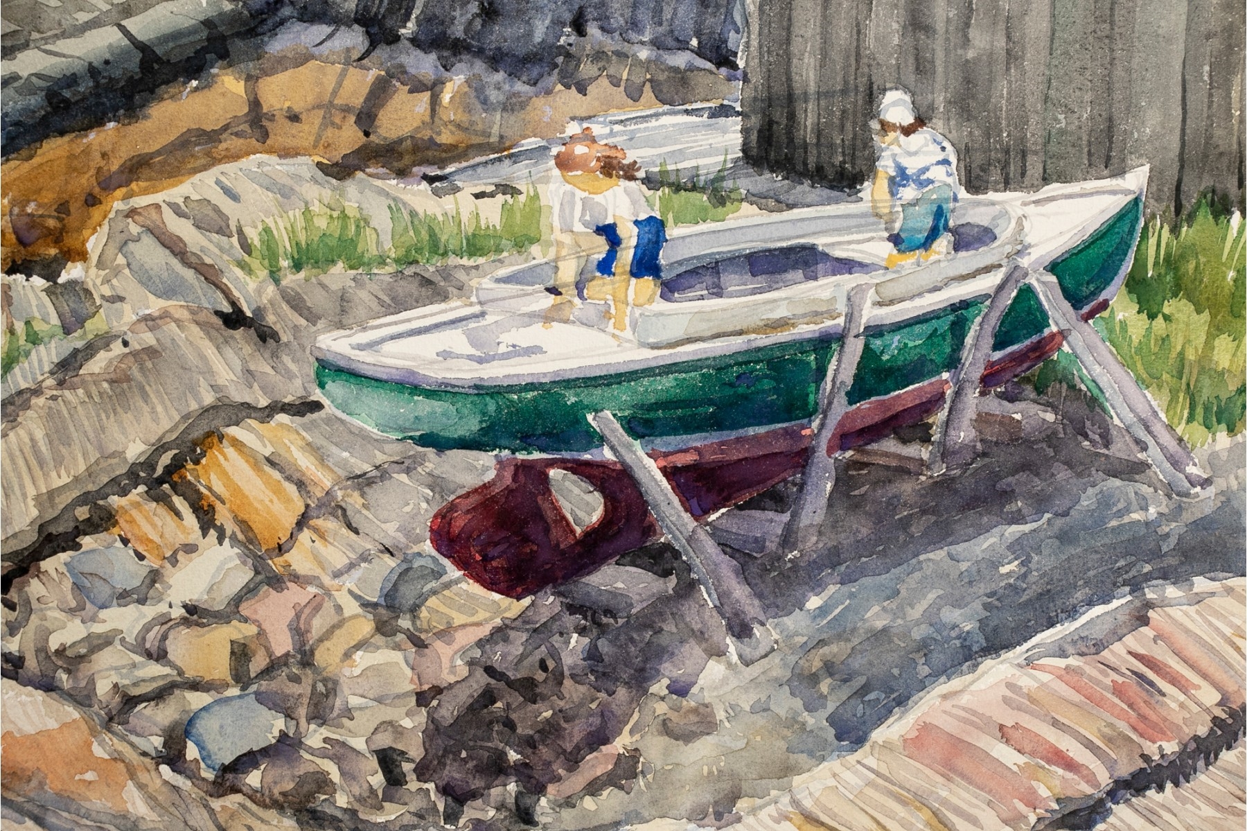William L. Drake | Maintaining The Boat | MutualArt