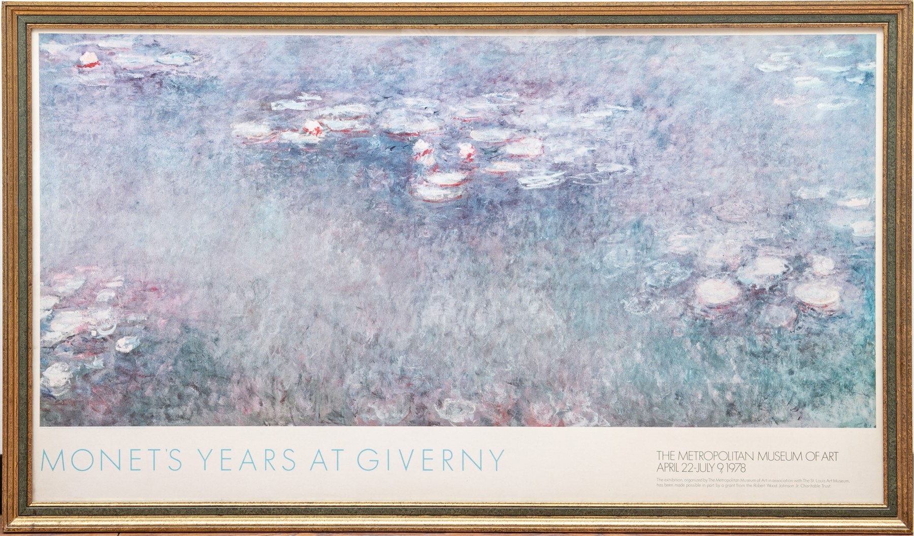 Claude Monet | MET 1978 Exhibition Poster | MutualArt