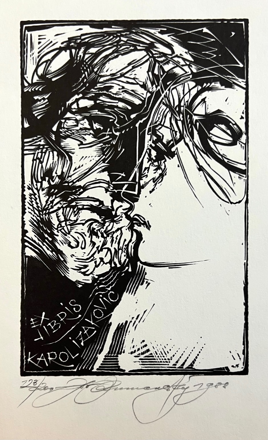 Igor Rumanský | Ex libris Karol Izakovič (1988) | MutualArt
