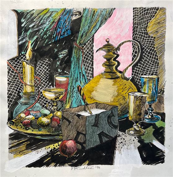 František Kudlác | Zátišie (1991) | MutualArt