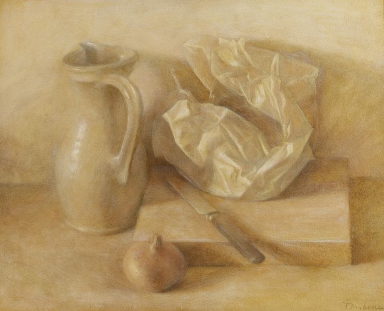 Jean-max Toubeau | Still life with pitcher and onion | MutualArt
