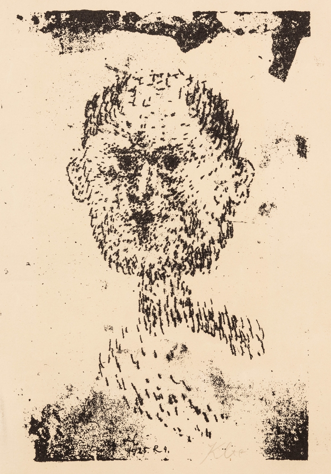 Paul Klee | Kopf / Head (1925) | MutualArt