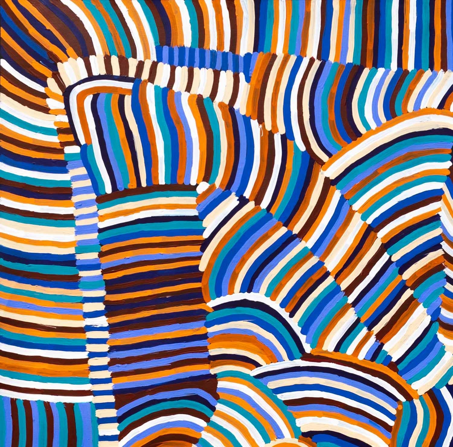 Angela Robertson Nangala | Mina Mina (2021) | MutualArt