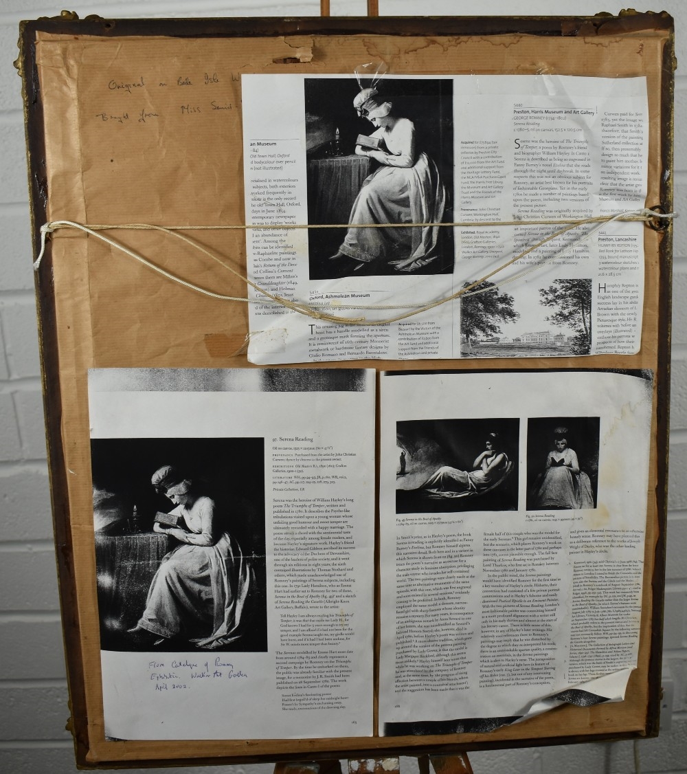 George Romney | Serena/Emma Hart reading | MutualArt