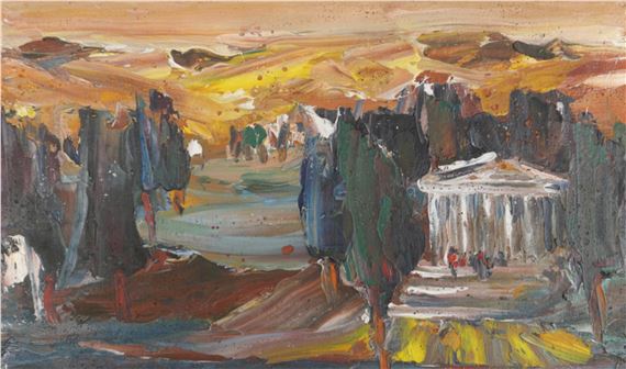 Franz Lettner | Griechischer Säulentempel (1970) | MutualArt