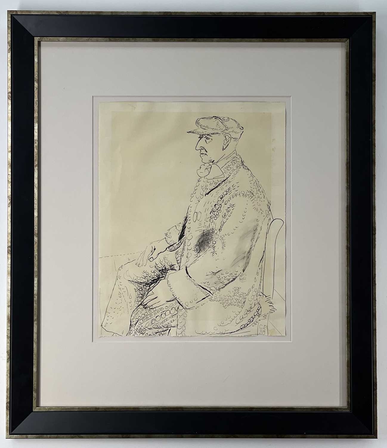 Ceri Richards | ‡ CERI RICHARDS CBE pen and ink - entitled verso on Goldmark Gallery label ...