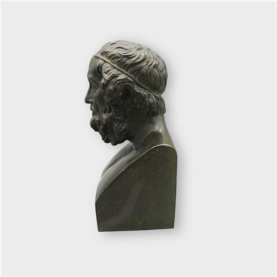 Carlo Albacini | Büste des Homer im hermenischen Typus | MutualArt