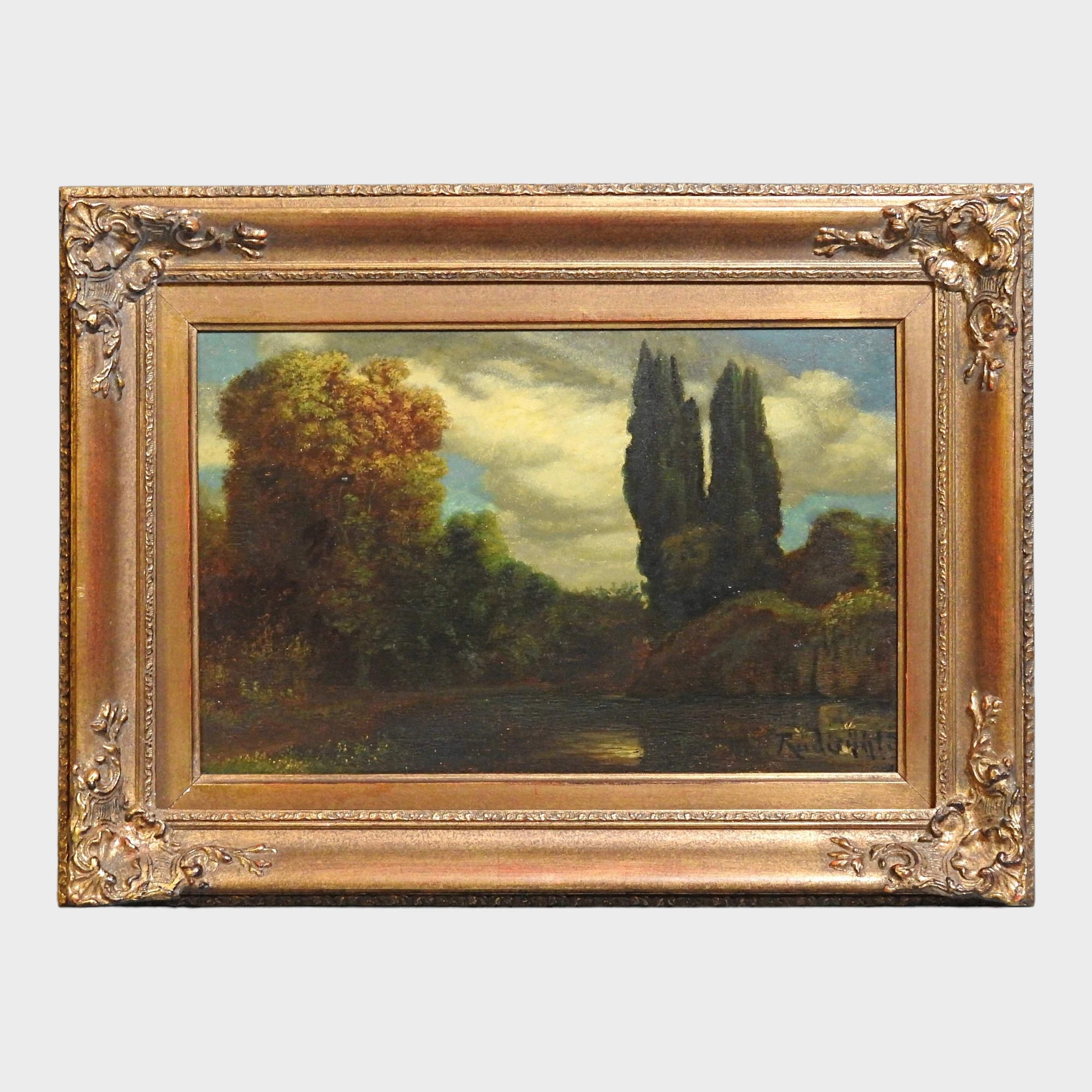 Traugott Hermann Rüdisühli | Geheimnisvoller Zypressenwald | MutualArt