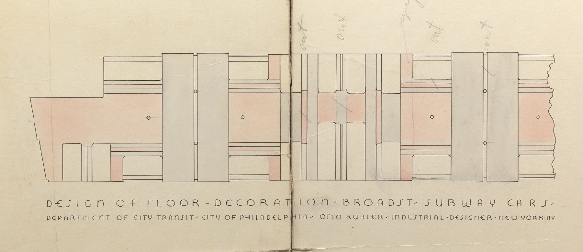 Otto Kuhler | Philadelphia Subway Car Floor Design | MutualArt