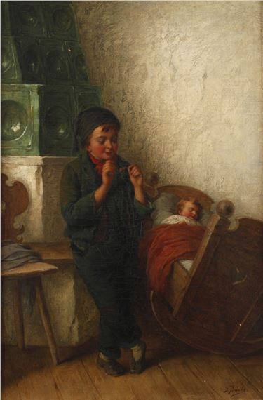 Josef Büche | Der kleine Raucher (19) | MutualArt