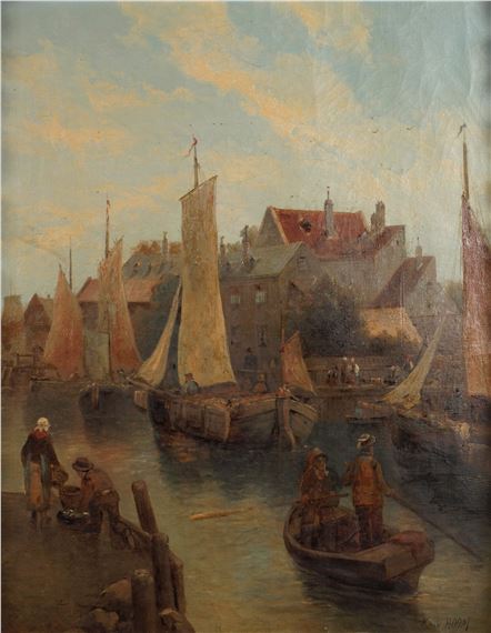 K. Van Hoom | Motiv aus dem Haag (19) | MutualArt