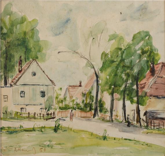 Albert Hennig | Die Waldstraße (1960) | MutualArt