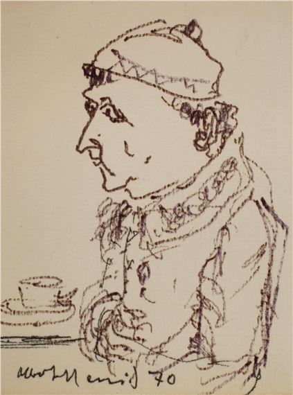 Albert Hennig | Kaffeetante (1970) | MutualArt