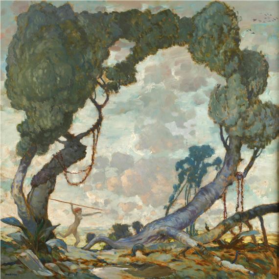 Max Frey | Verfolgung (1920) | MutualArt