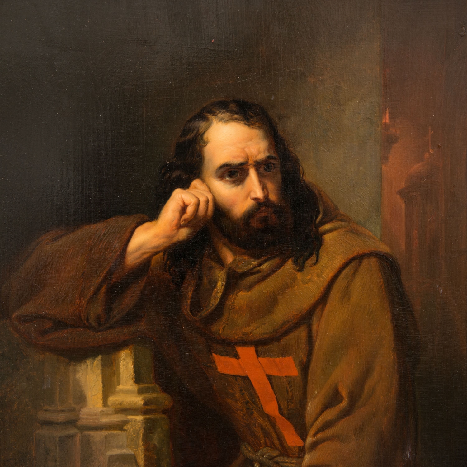 Anton Raphael Mengs | portrait of a monk in a church | MutualArt