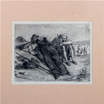 Eugène Delacroix | Odalisque (1857) | MutualArt