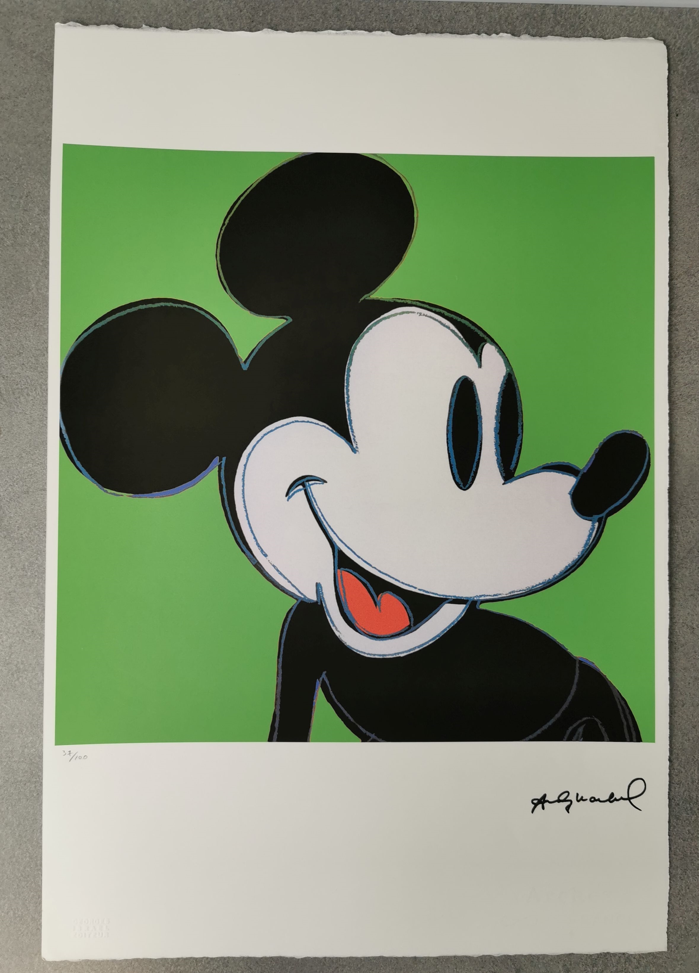 Andy Warhol | Mickey Mouse | MutualArt