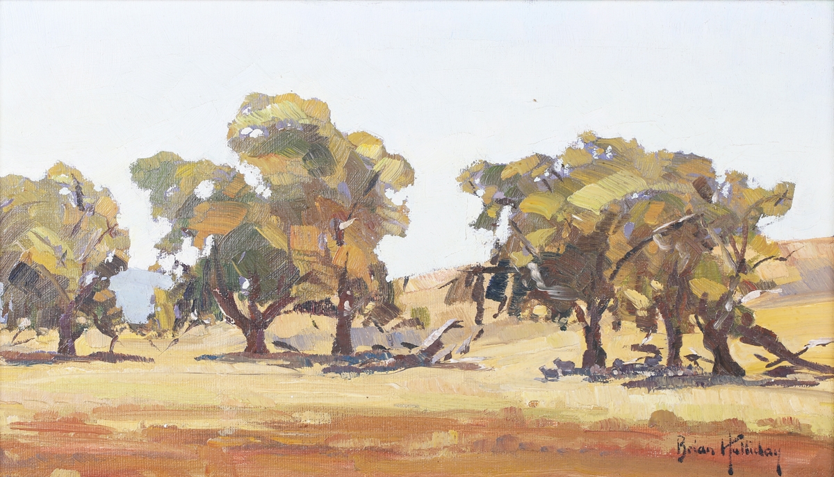 Brian Halliday | Landscape with Trees (20th Century) | MutualArt