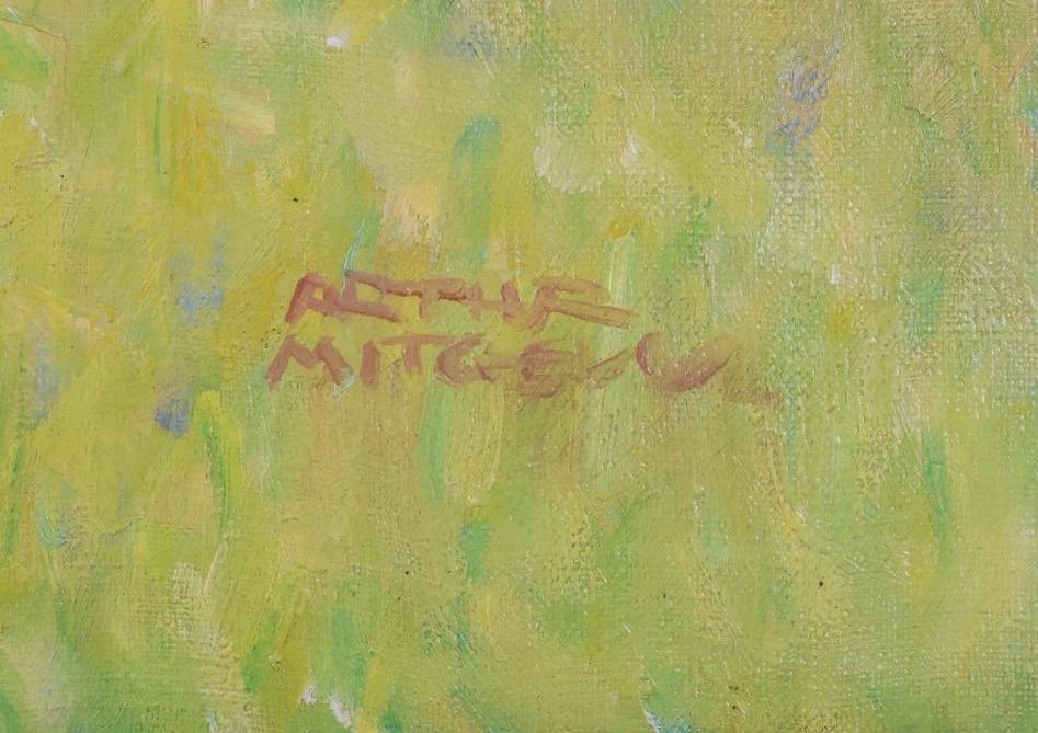 Arthur Mitchell | Lone cowboy with his shotgun at the ready | MutualArt