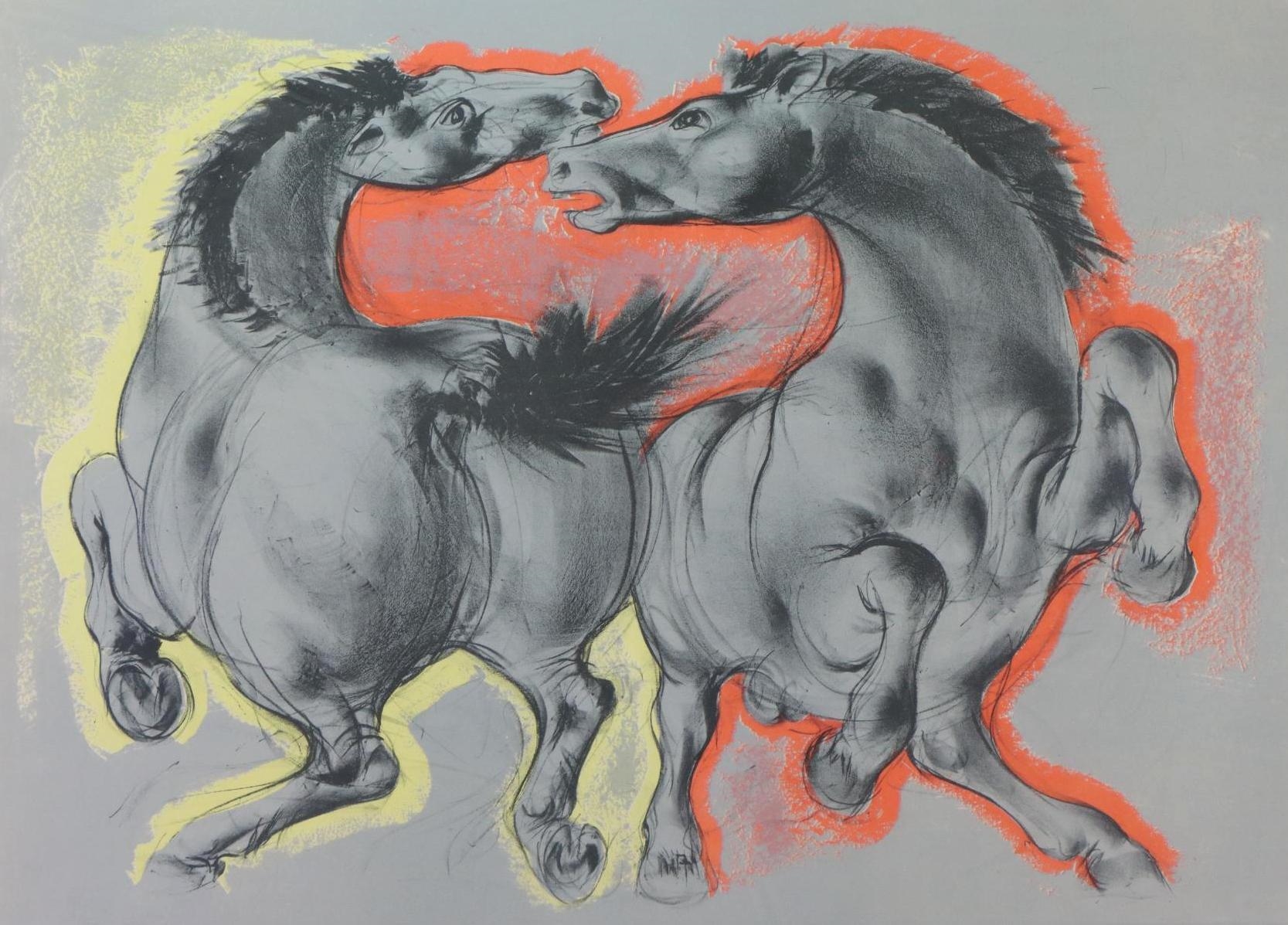 Hans Erni | Horses | MutualArt