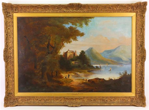 Josef Thoma | Castle on the Rhine | MutualArt