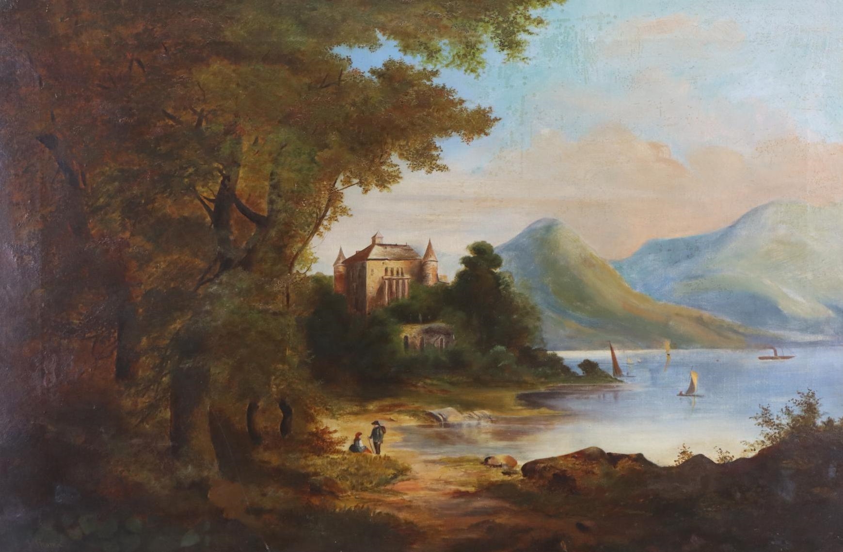Josef Thoma | Castle on the Rhine | MutualArt