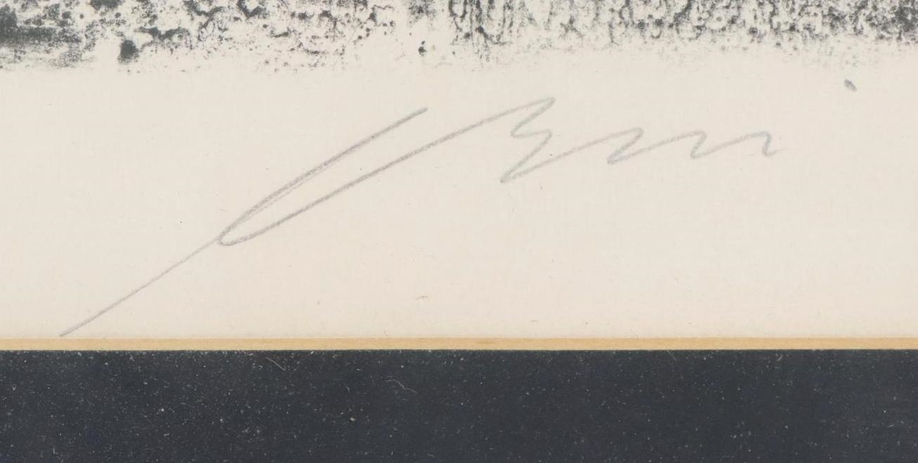 Hans Erni | A sleeping greyhound | MutualArt